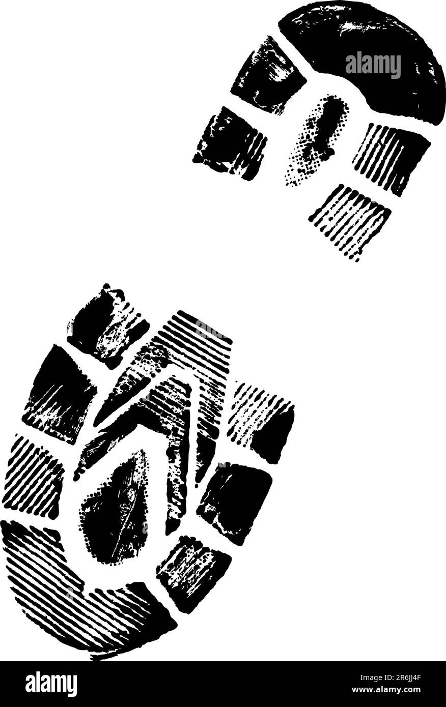 Detailed bootprint in vector format Stock Vector Image & Art - Alamy