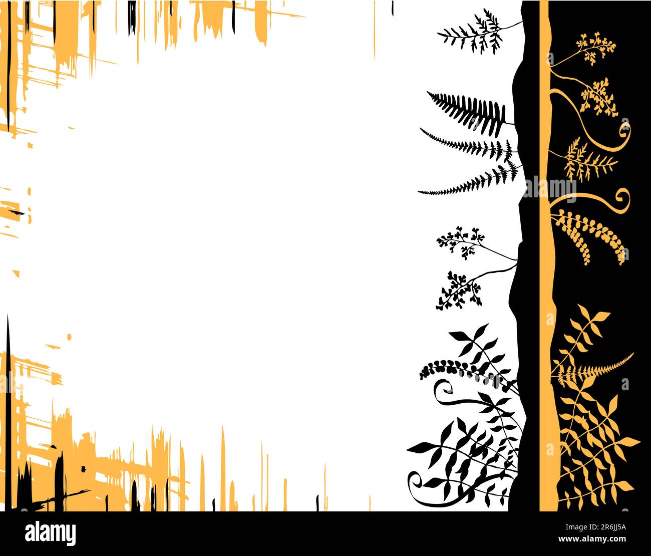 Rock and vegetation Stock Vector Images - Alamy