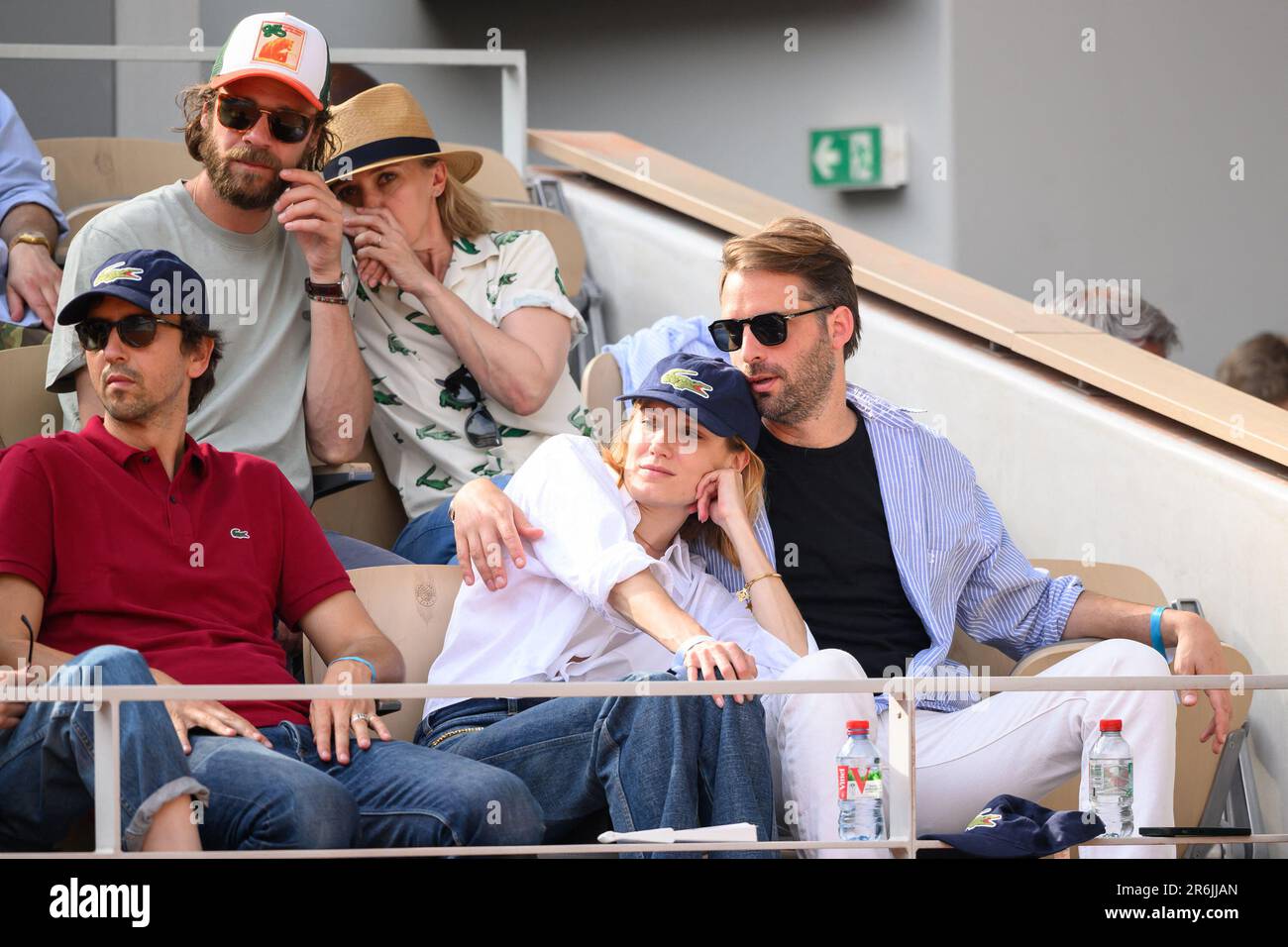 Paris, France. 09th June, 2023. Joachim Roncin and Anne Marivin, Ana ...