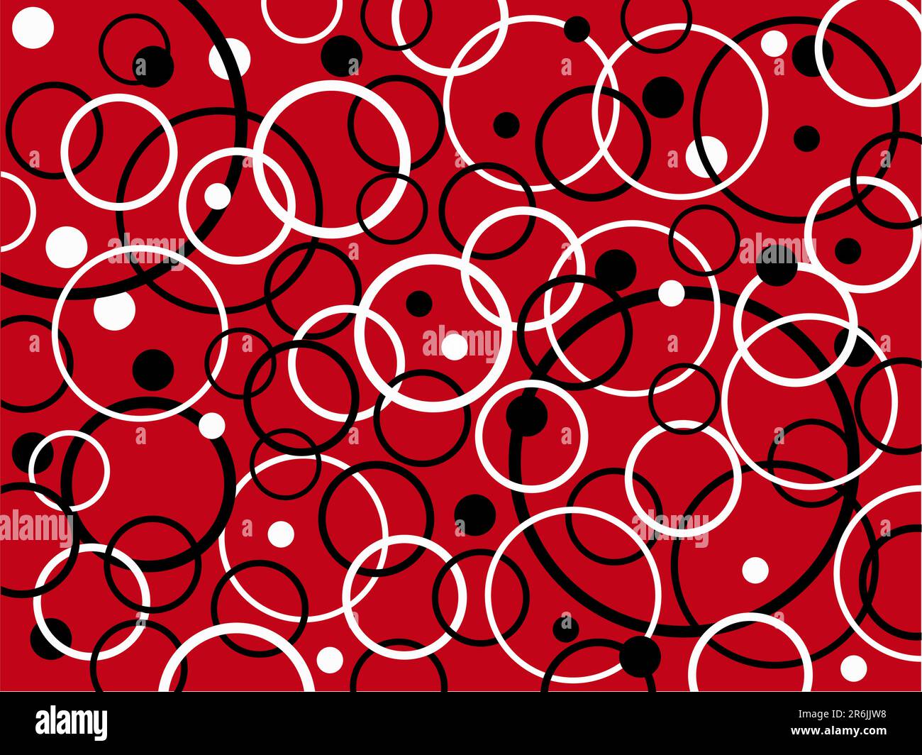 Red circles on black background Stock Vector Images - Alamy