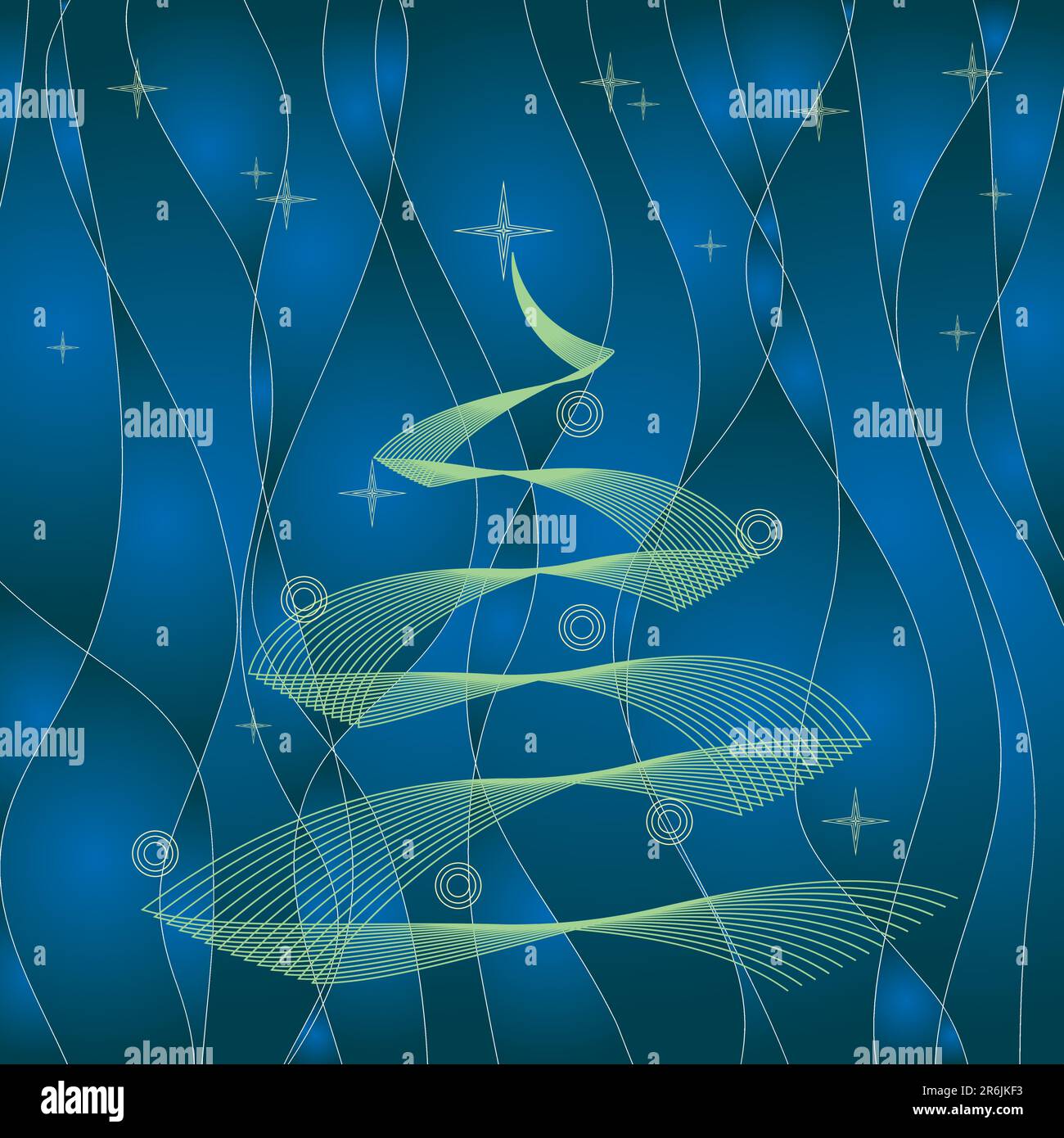 modern line christmas tree / vector Stock Vector Image & Art - Alamy