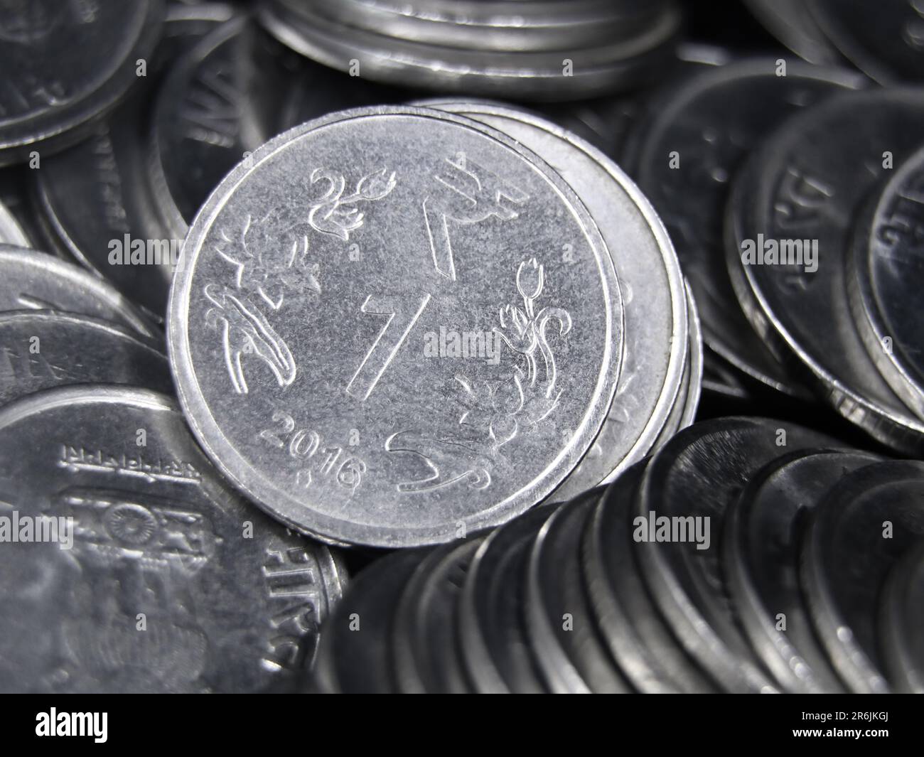 Indian rupee coins hi-res stock photography and images - Alamy