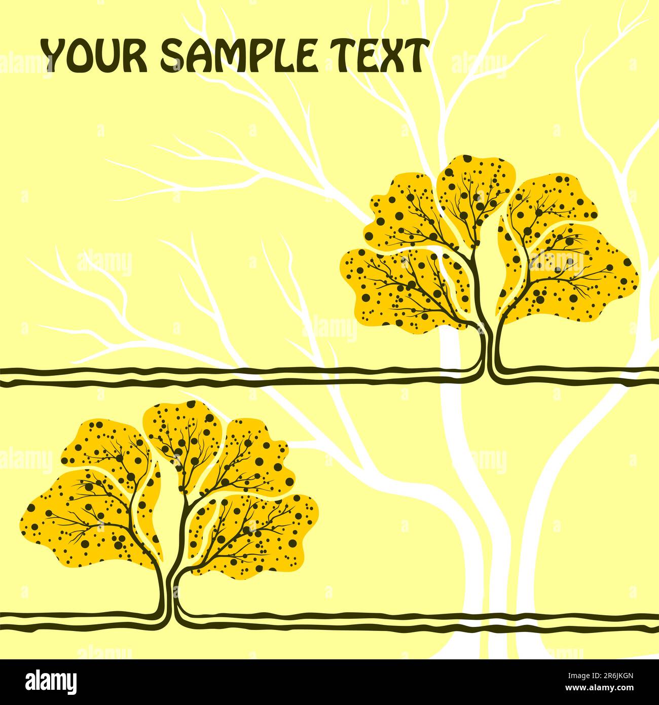background with a tree Stock Vector Image & Art - Alamy