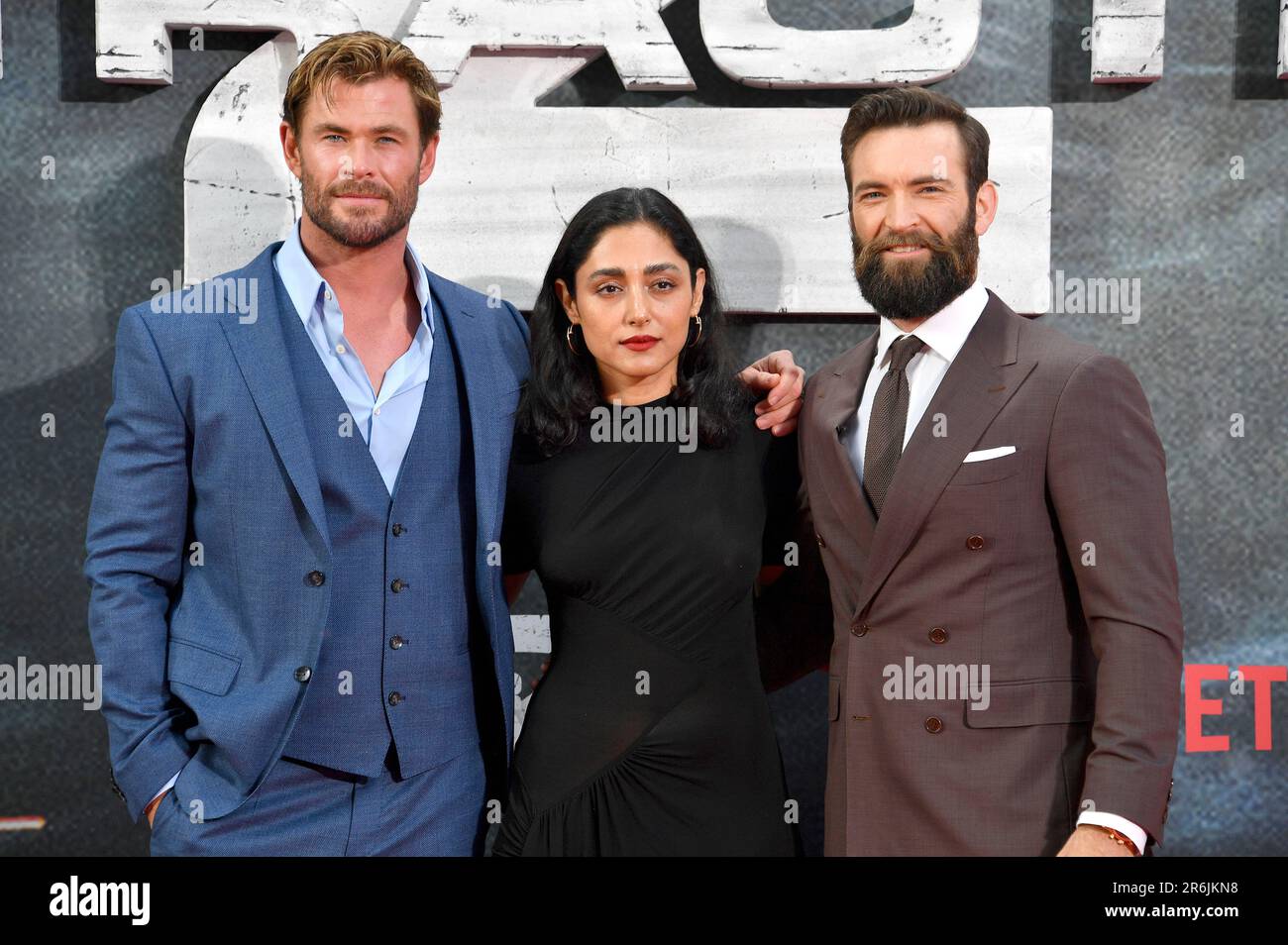 Chris Hemsworth, Golshifteh Farahani und Sam Hargrave beim Special ...
