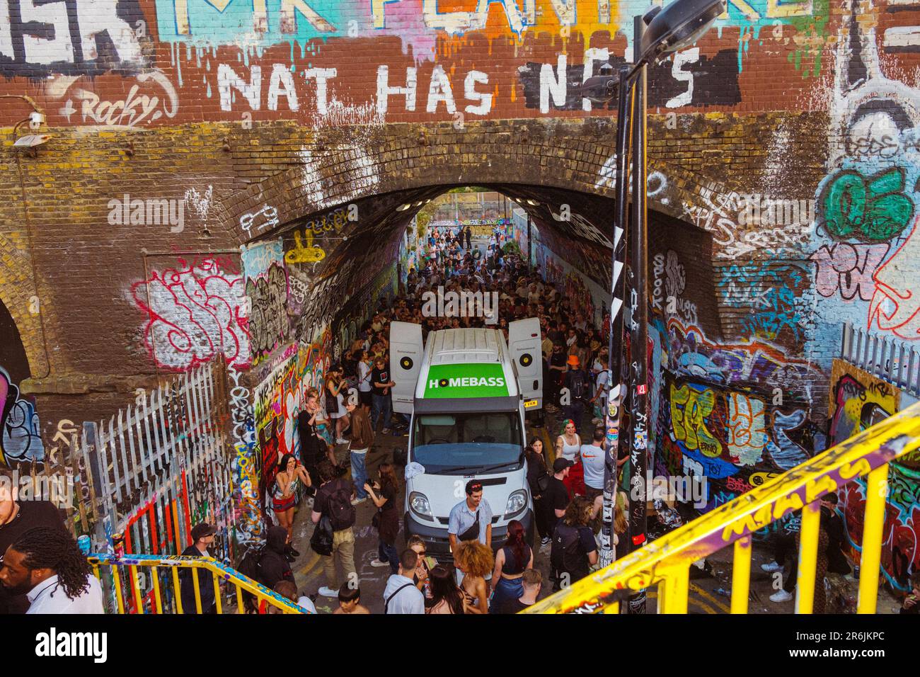 London, UK, Shoreditch, 9th May 2023, Save Our Scene Hosts a Secret ...