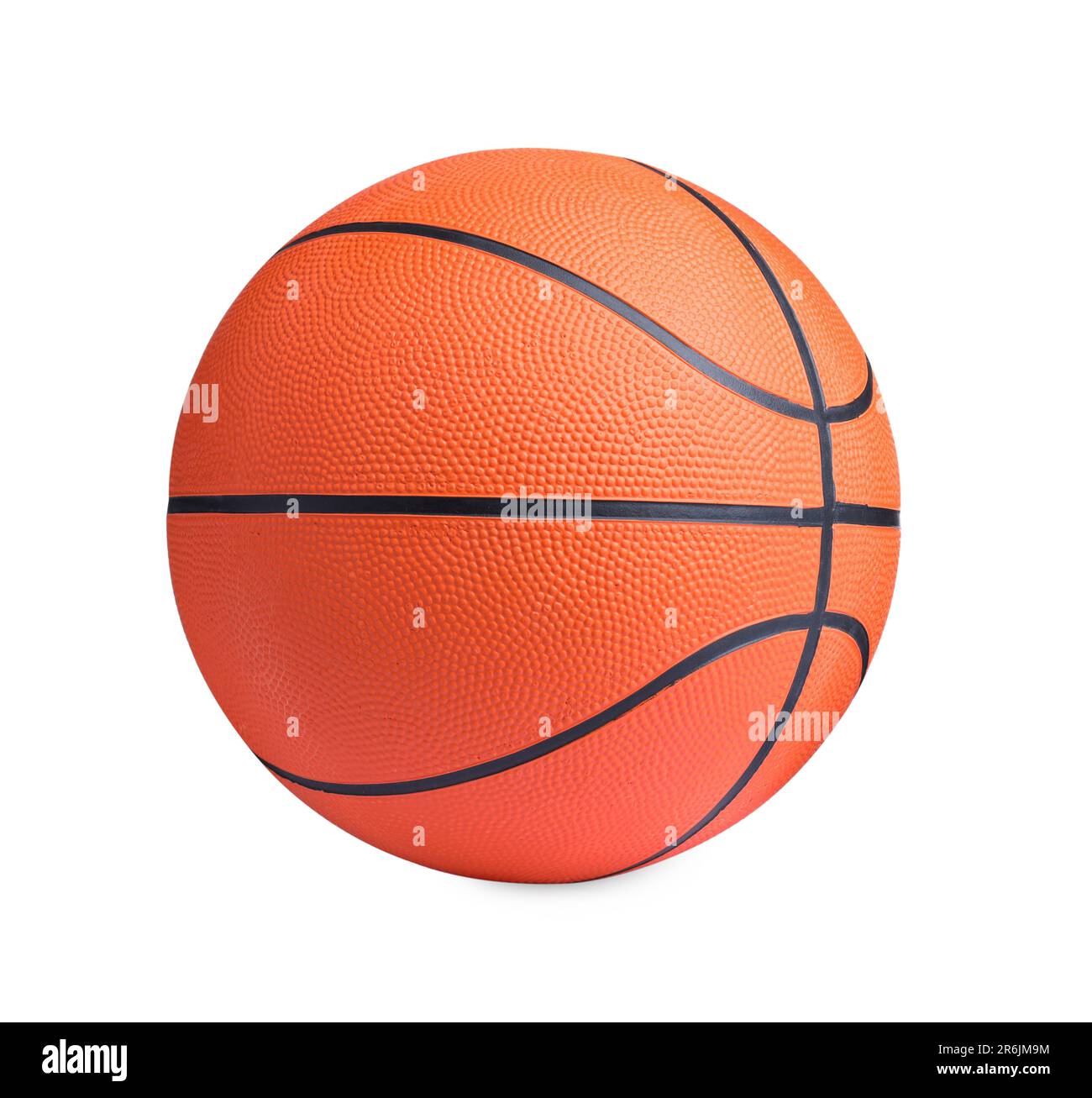 New orange basketball ball isolated on white Stock Photo - Alamy