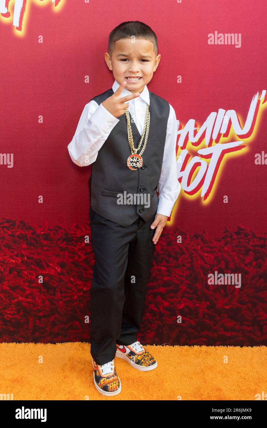 Brice Gonzalez arrives at the LA Special Screening of "Flamin' Hot"on ...