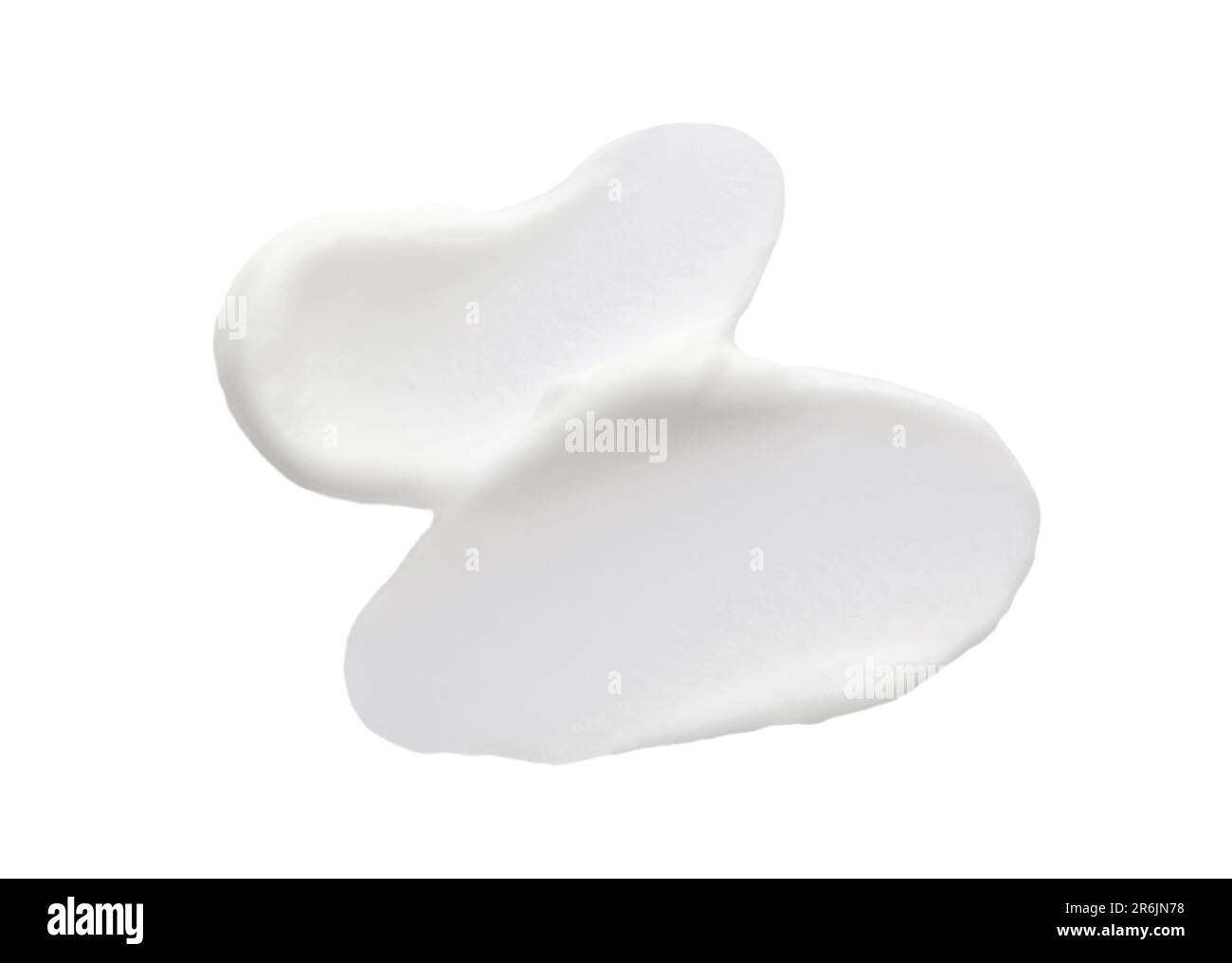 Samples of face cream on white background Stock Photo - Alamy