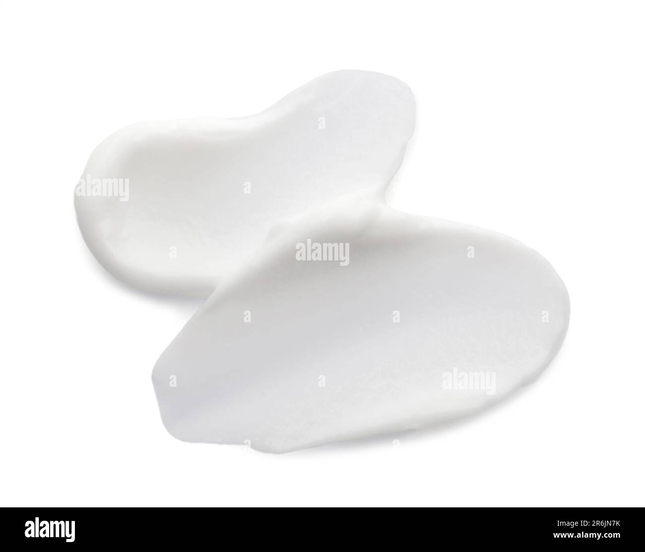 Samples of face cream on white background Stock Photo - Alamy