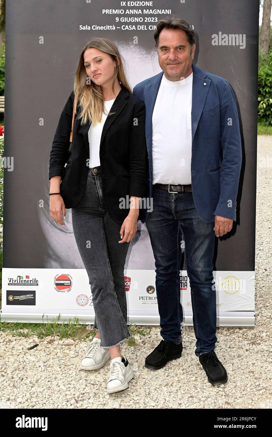 Saverio Vallone mit Tochter Caterina Vallone bei der 9. Verleihung des ...