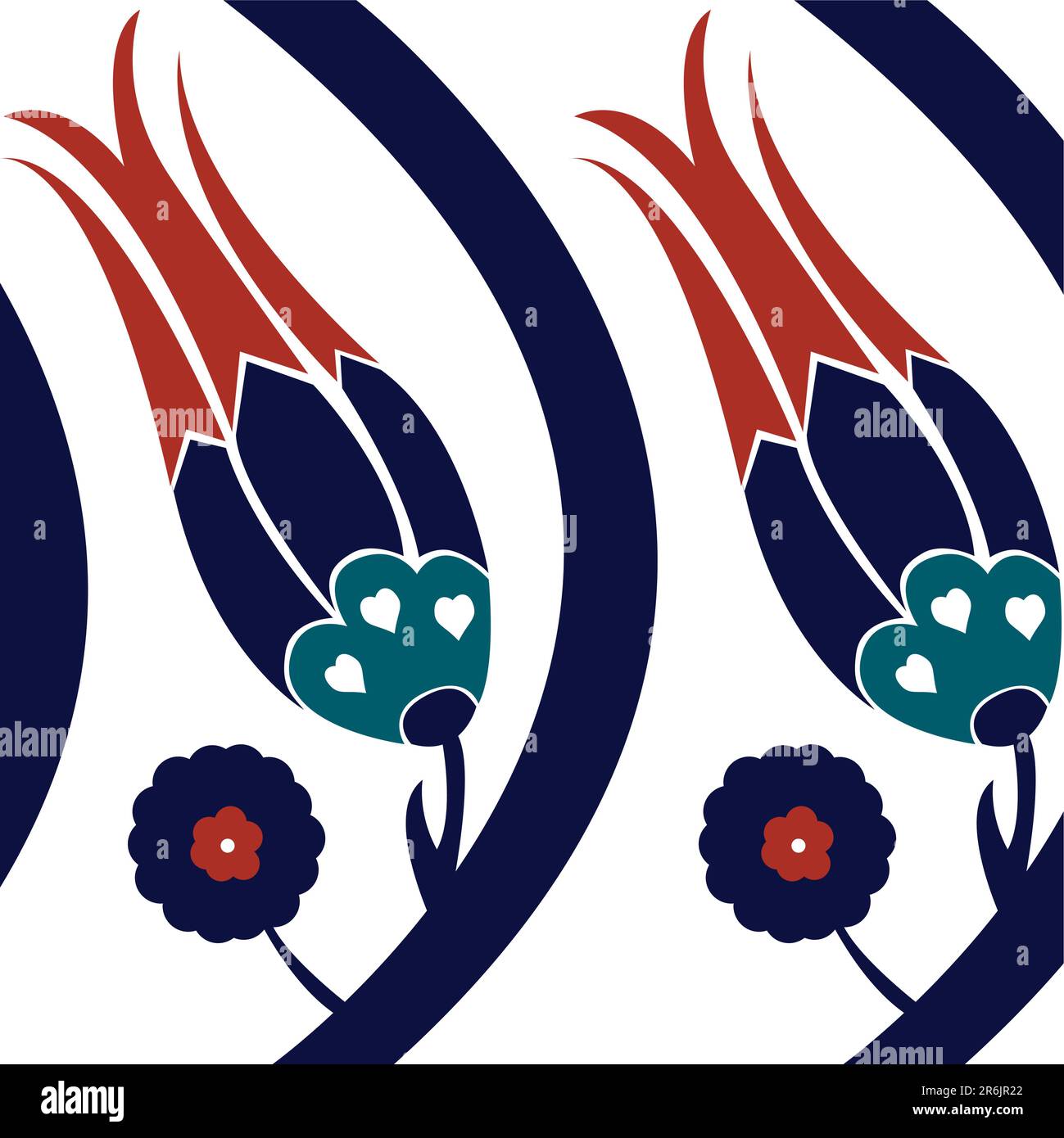 vector illustration of a traditional ottoman design Stock Vector Image ...