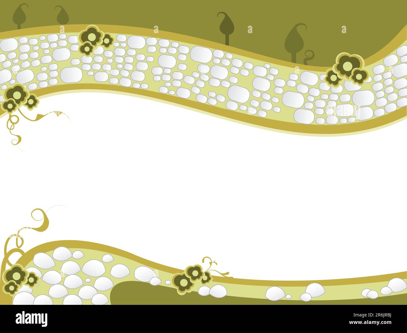 Illustration of natural elements in Landscape scenic Stock Vector Image ...