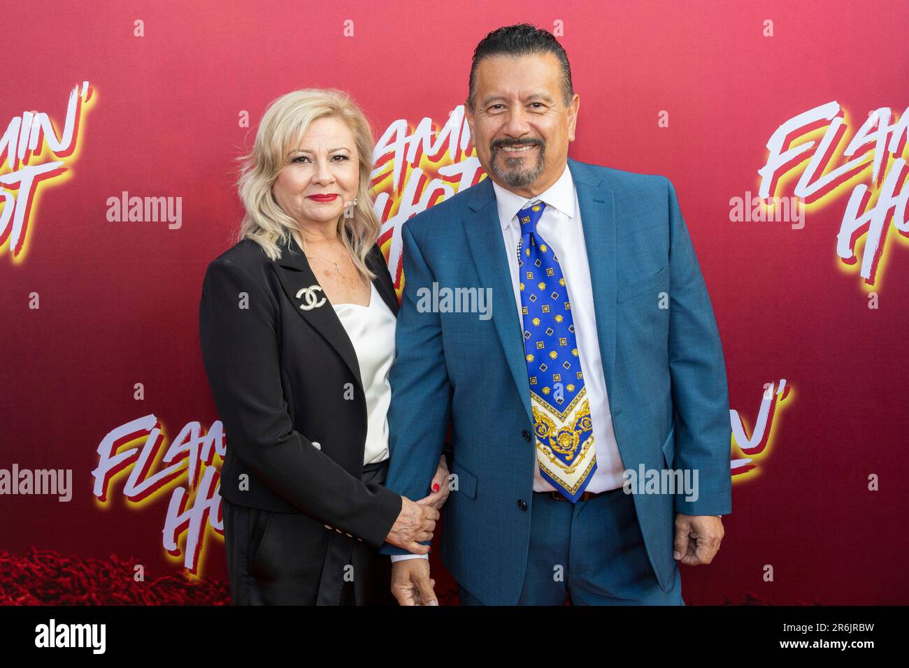 Judy Montanez, left and Richard Montanez arrive at the LA Special ...