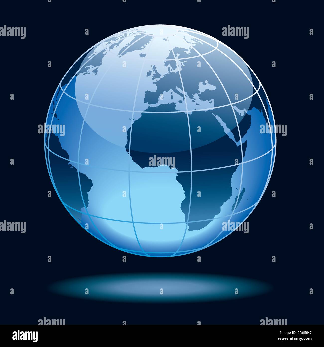 Globe showing earth with continents Europe and Africa Stock Vector ... Globe showing earth with continents Europe and Africa Stock Vector ...