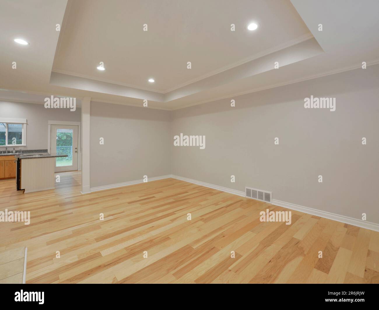 Modern residential empty living room interior Stock Photo - Alamy