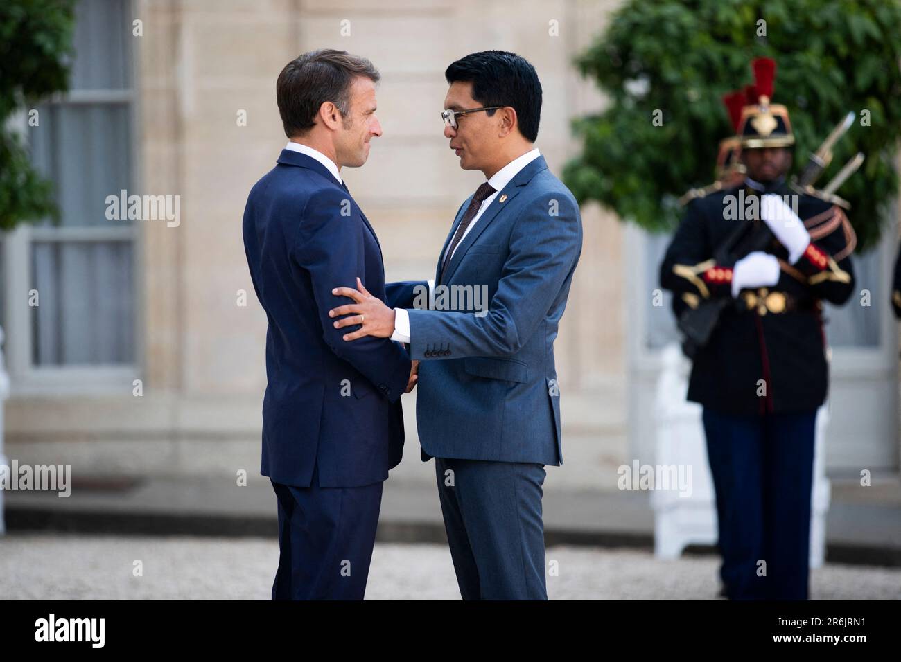 Paris, France. 01st June, 2023. The french president Emmanuel Macron ...