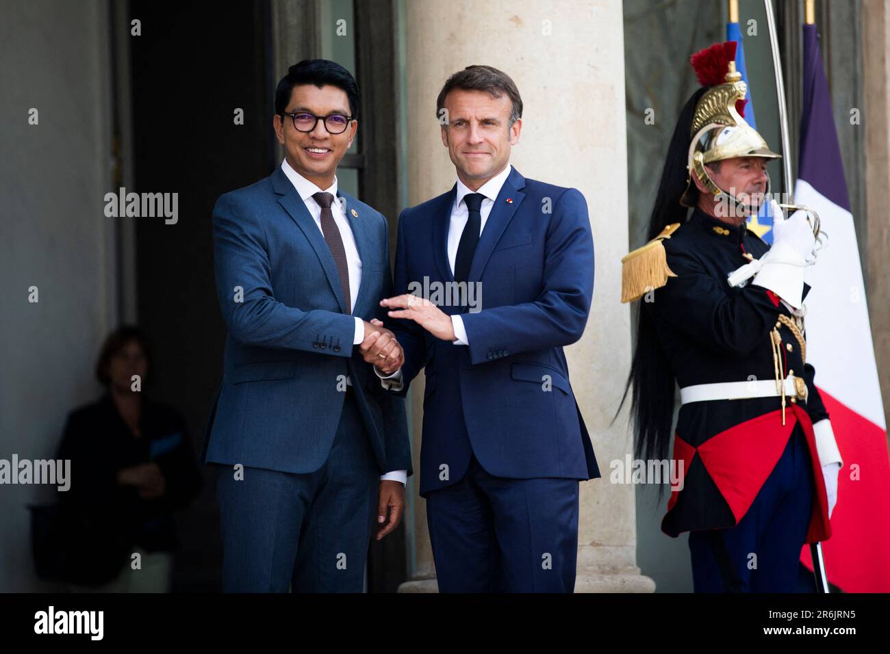 Paris, France. 01st June, 2023. The french president Emmanuel Macron ...