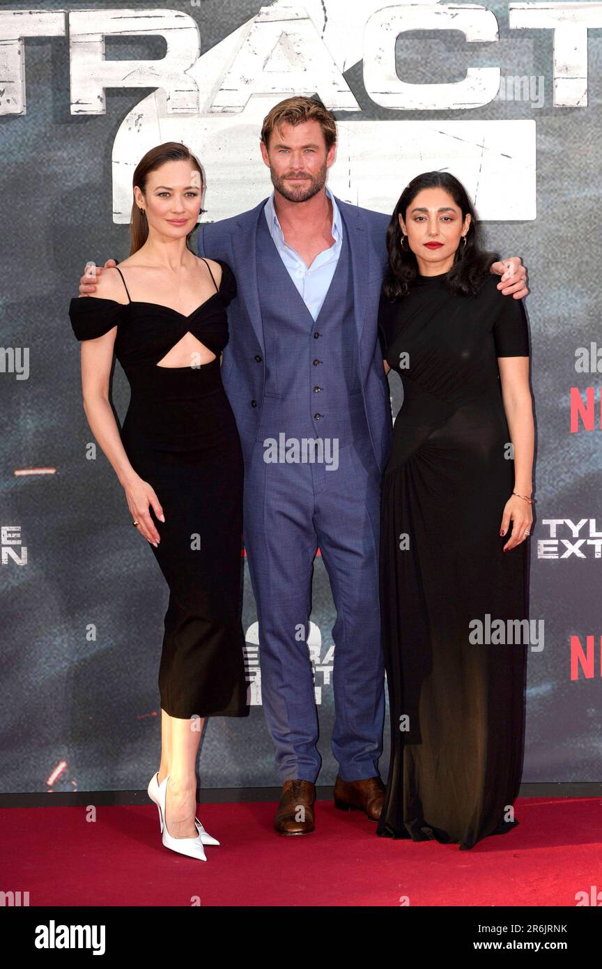 Olga Kurylenko, Chris Hemsworth und Golshifteh Farahani beim Special ...