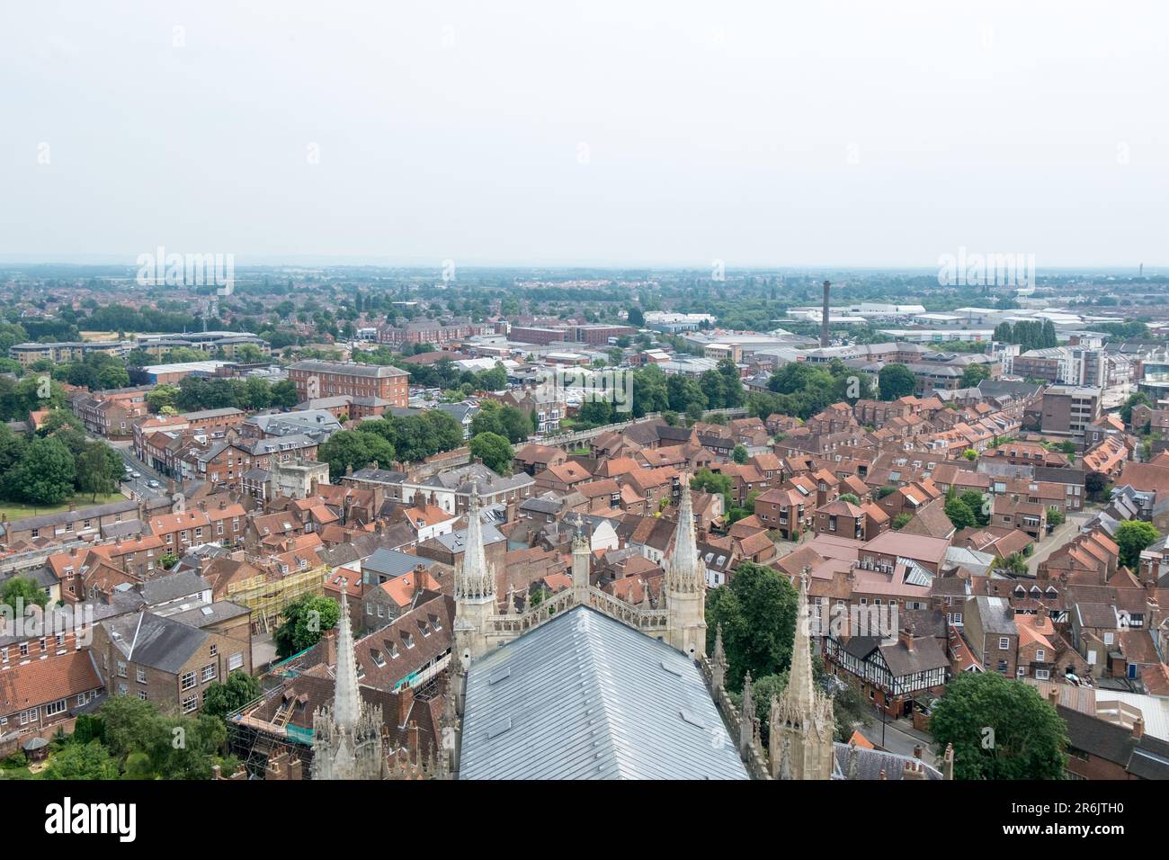 View of York from York Minster, England Stock Photo - Alamy