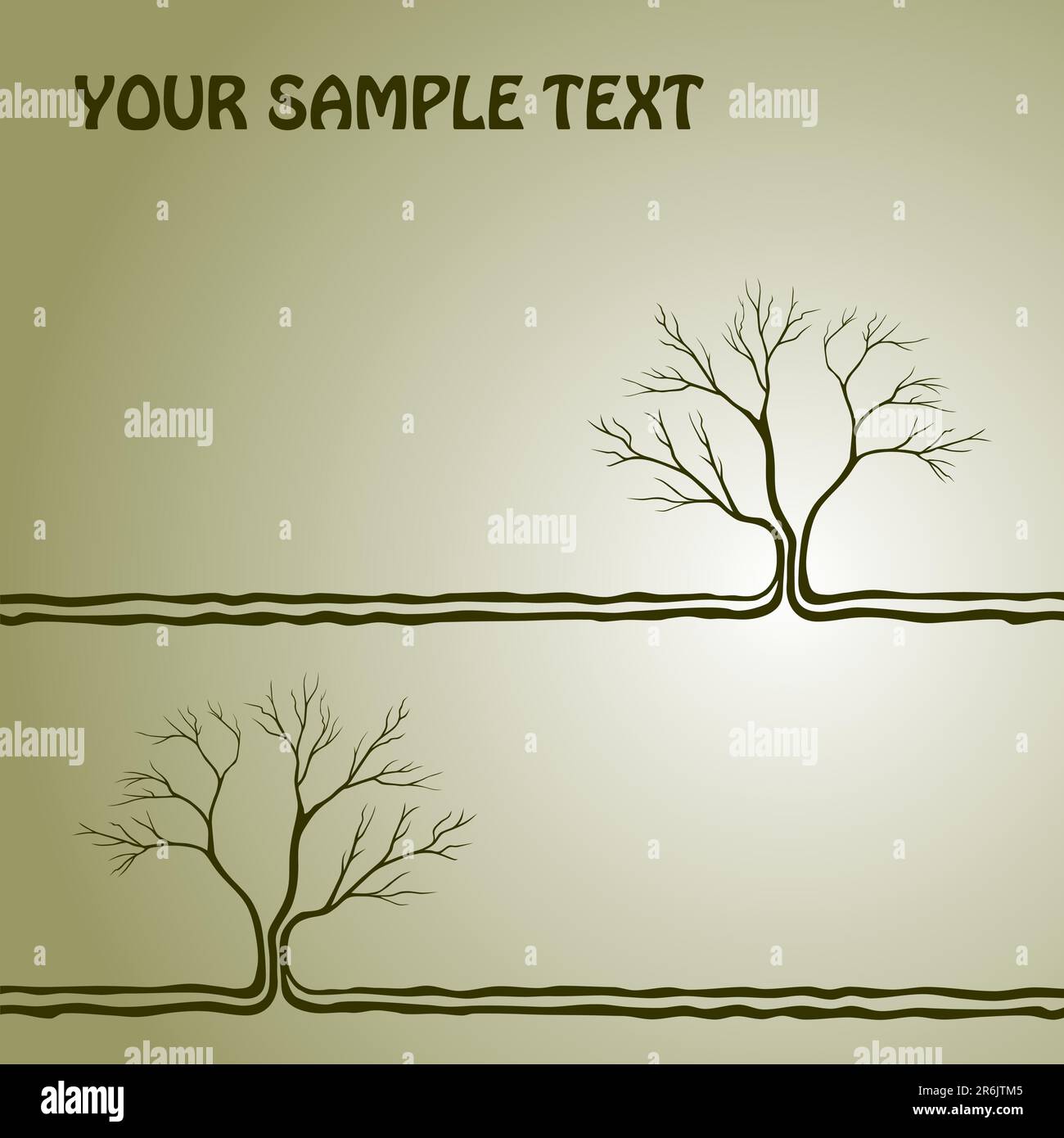 background with a tree Stock Vector Image & Art - Alamy