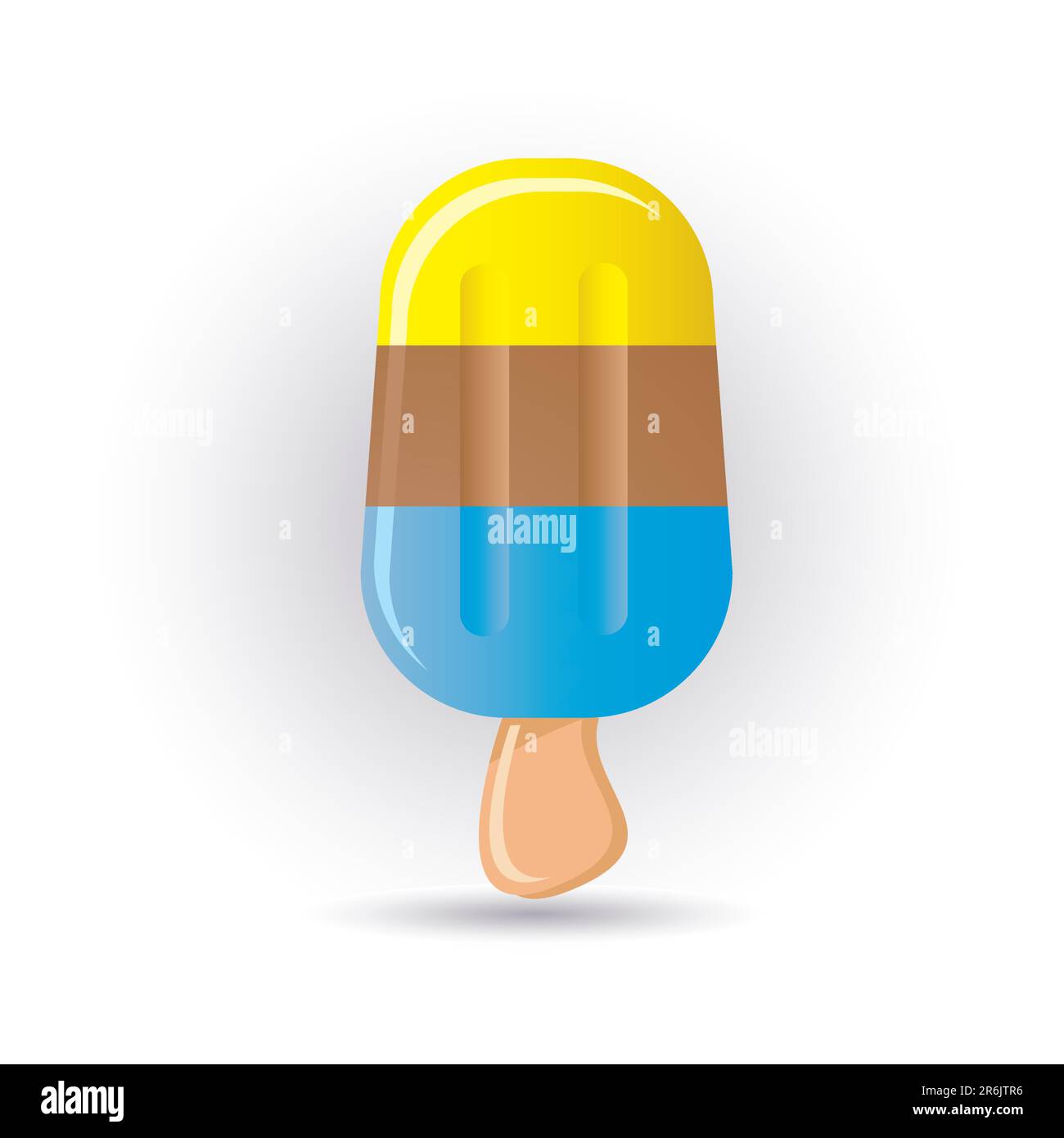 Ice cream outline image Cut Out Stock Images & Pictures - Alamy