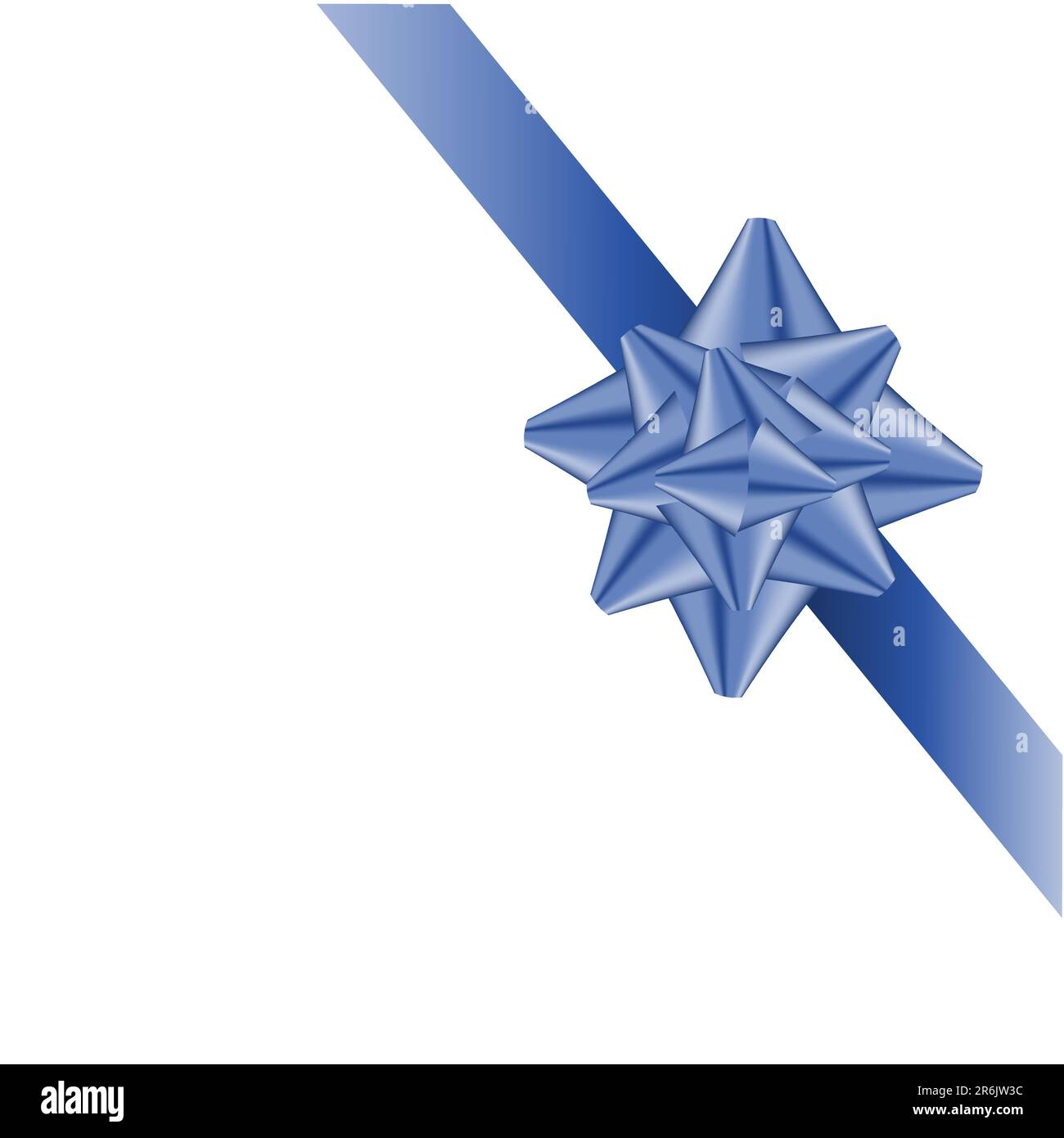 Dark blue bow on a white background. Vector illustration Stock Vector ...