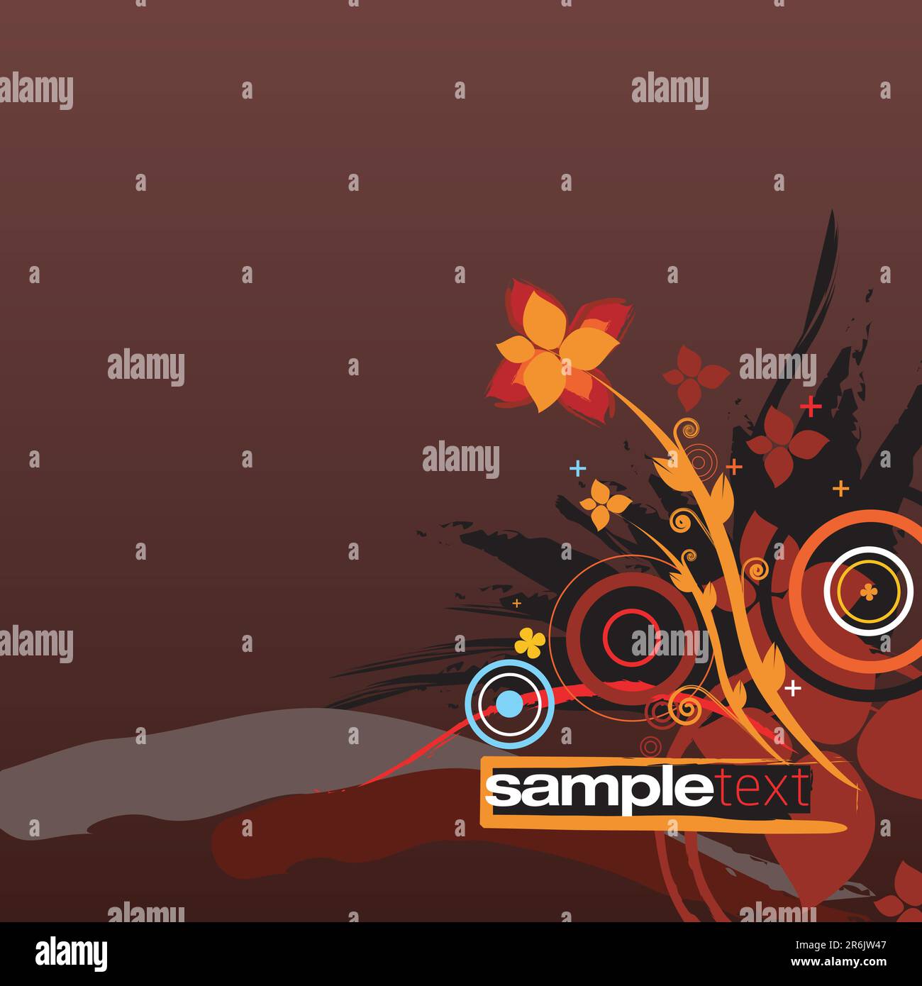 Abstract and stylish vector background in warm colors. - Vector art in ...