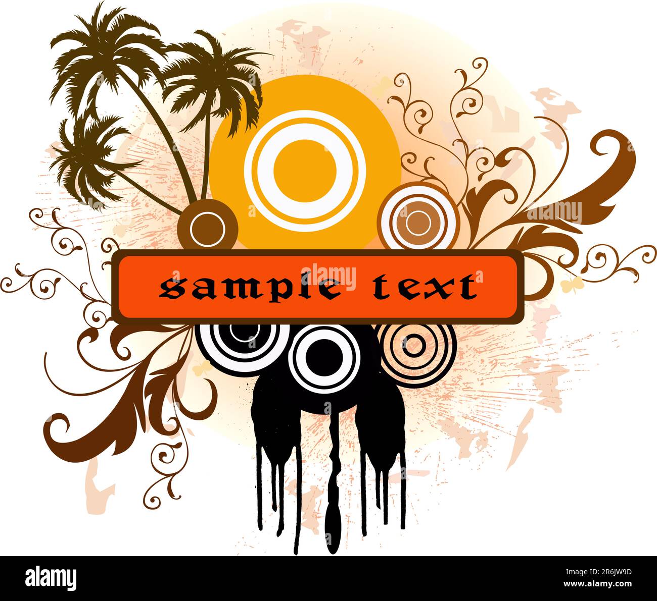 Abstract Art Floral Background Vector Illustration Stock Vector Image And Art Alamy