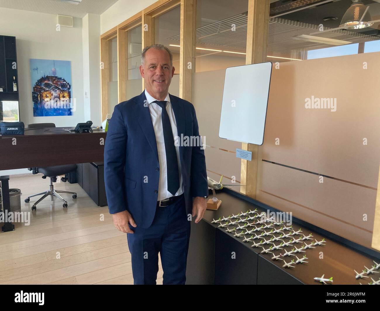 PRODUCTION - 07 June 2023, Latvia, Riga: Martin Gauss, head of Latvian ...