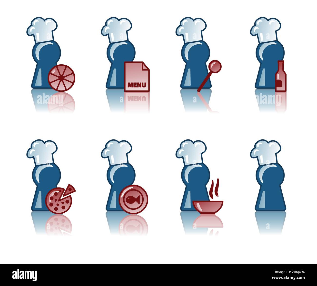 collection of cook icons Stock Vector Image & Art - Alamy