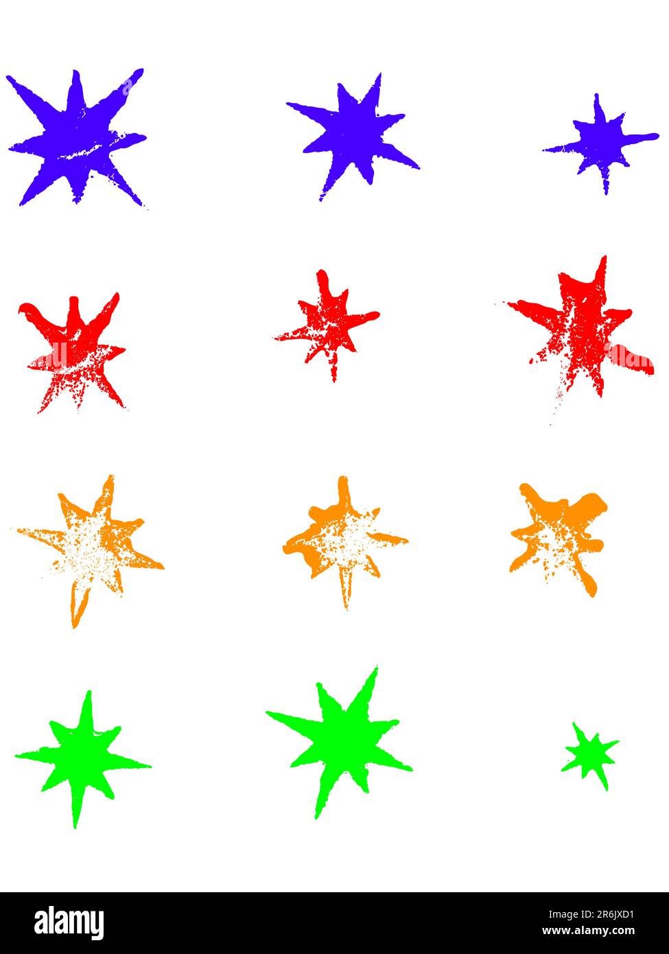 12 ray star Stock Vector Images - Alamy