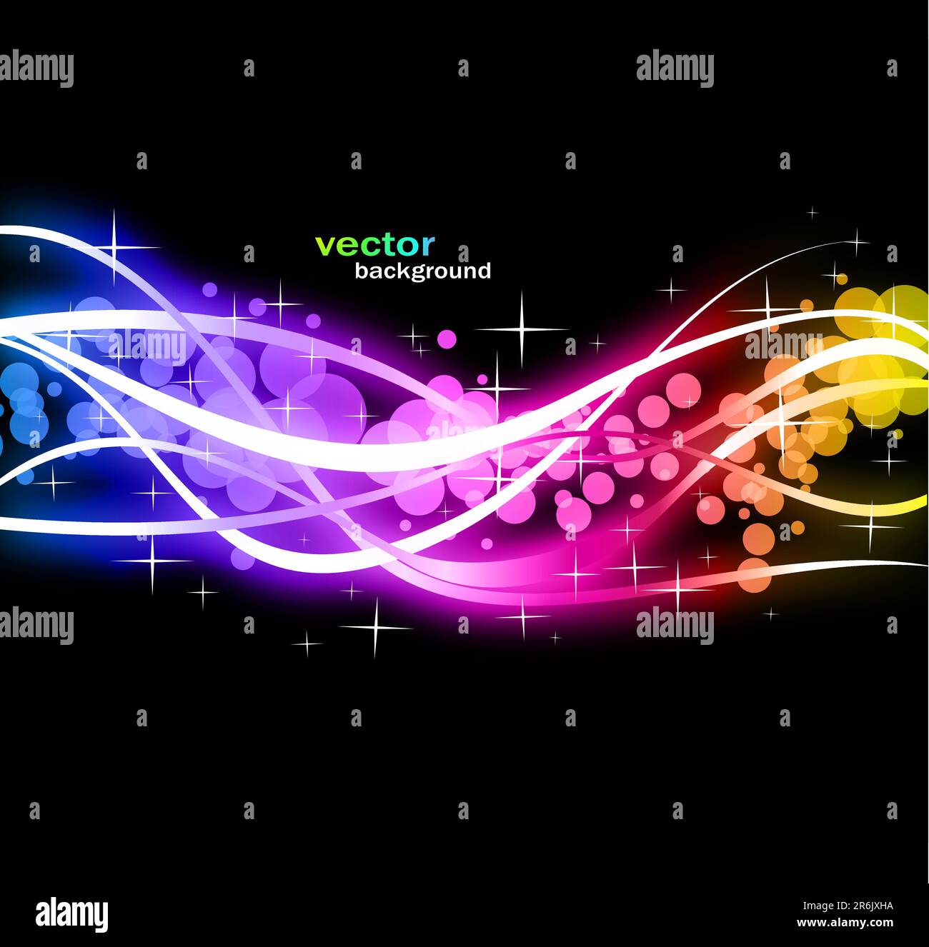 Abstract Colorful Business Background with Rainbow Spectrum colours ...