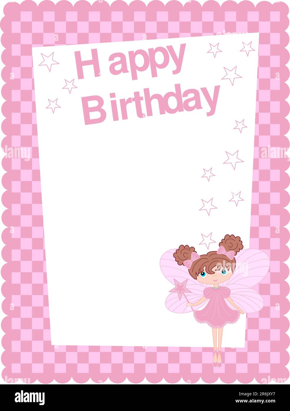 happy birthday card with a cute elf Stock Vector Image & Art - Alamy