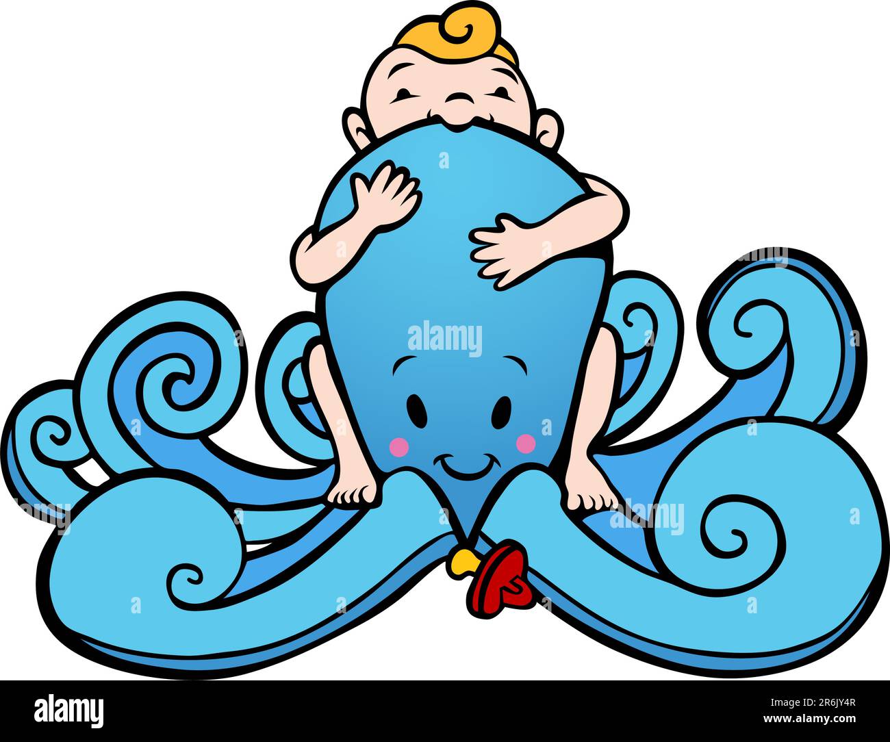 Octopus stuffed animal Stock Vector Images - Alamy