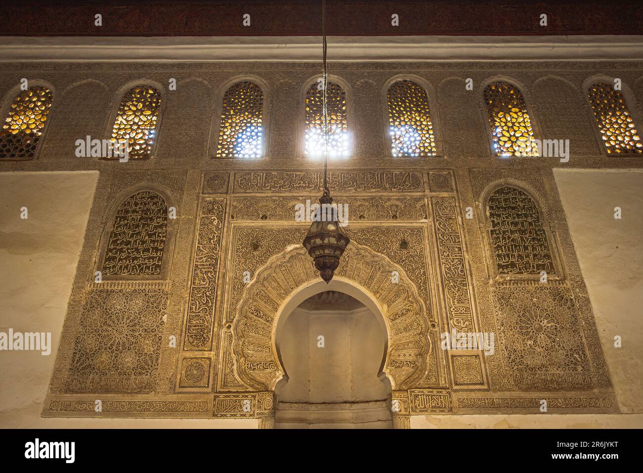 Entrance gate to the imperial city of meknes hi-res stock photography ...