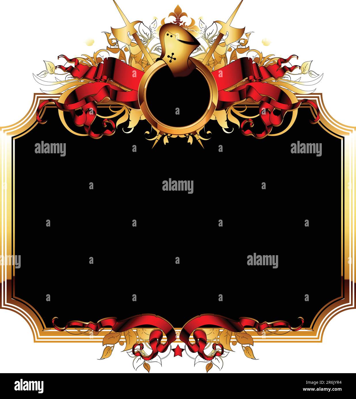 Medieval golden frame hi-res stock photography and images - Alamy