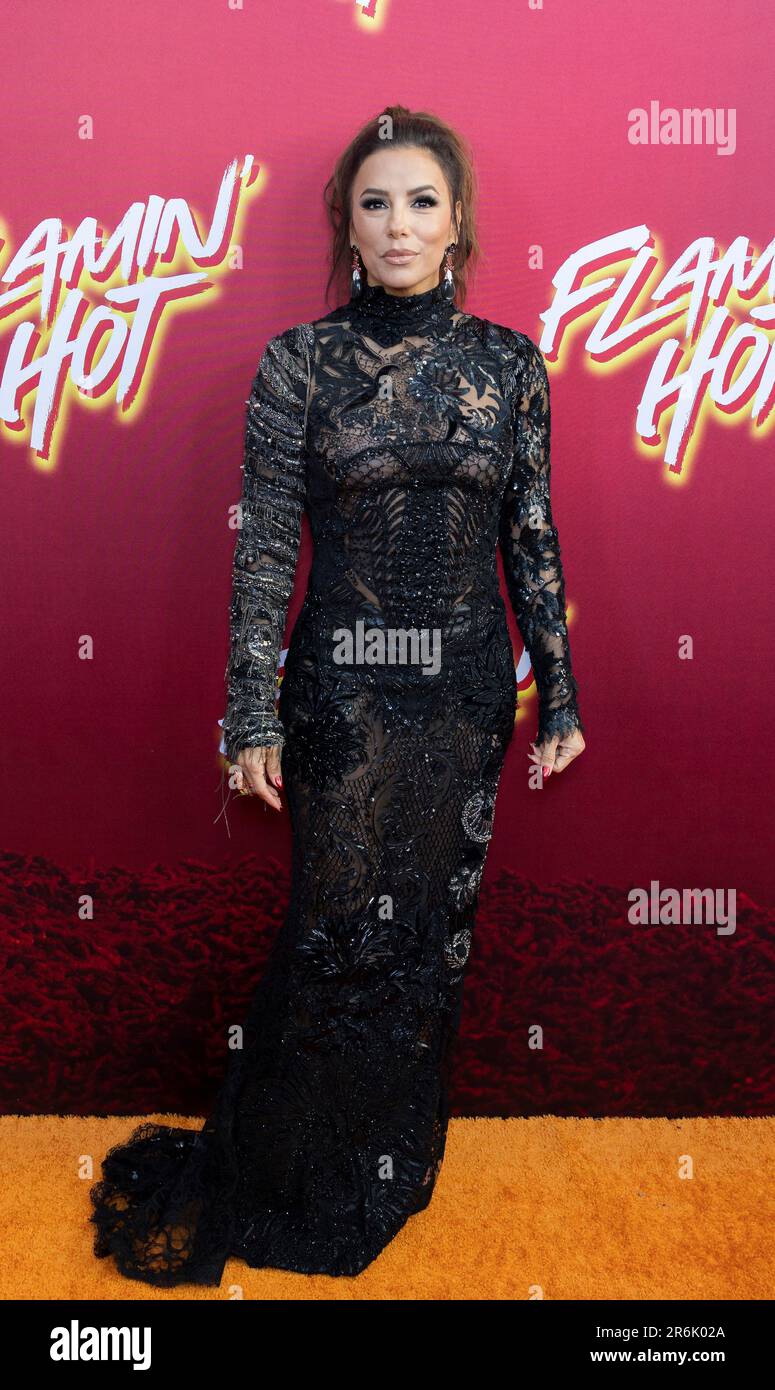 Eva Longoria arrives at the LA Special Screening of "Flamin' Hot"on ...