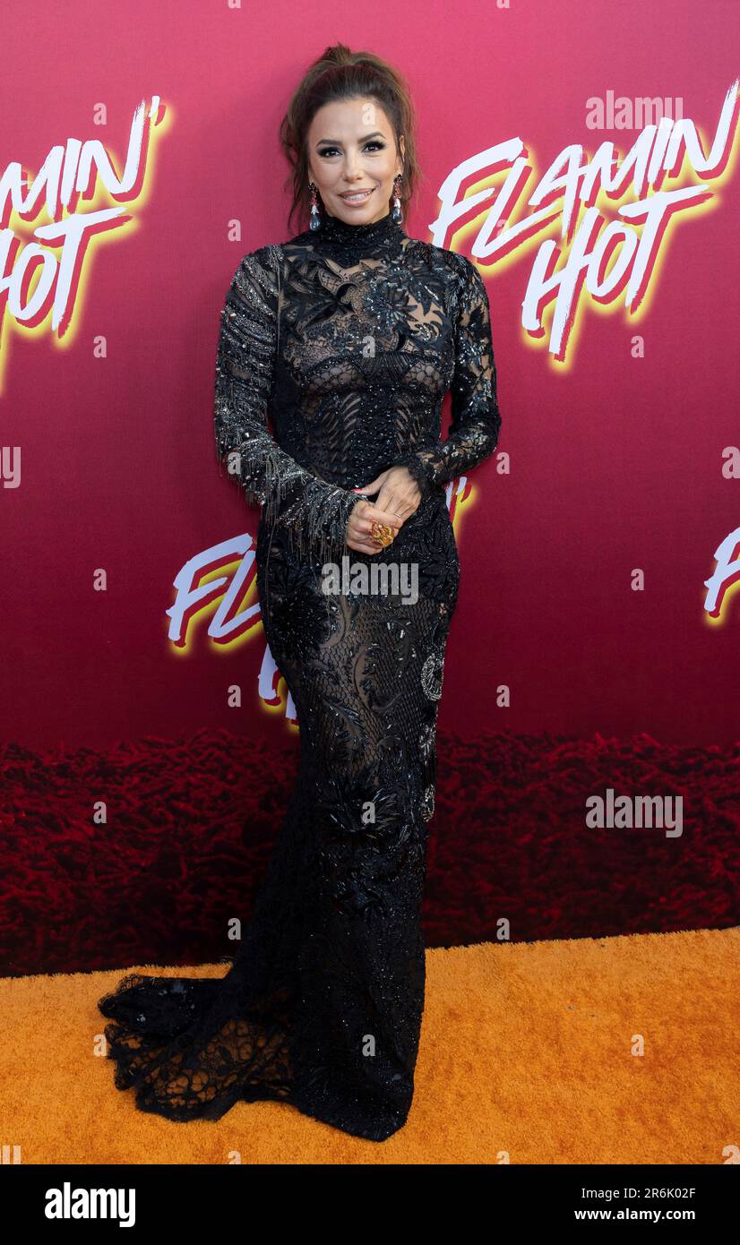 Eva Longoria arrives at the LA Special Screening of "Flamin' Hot"on ...