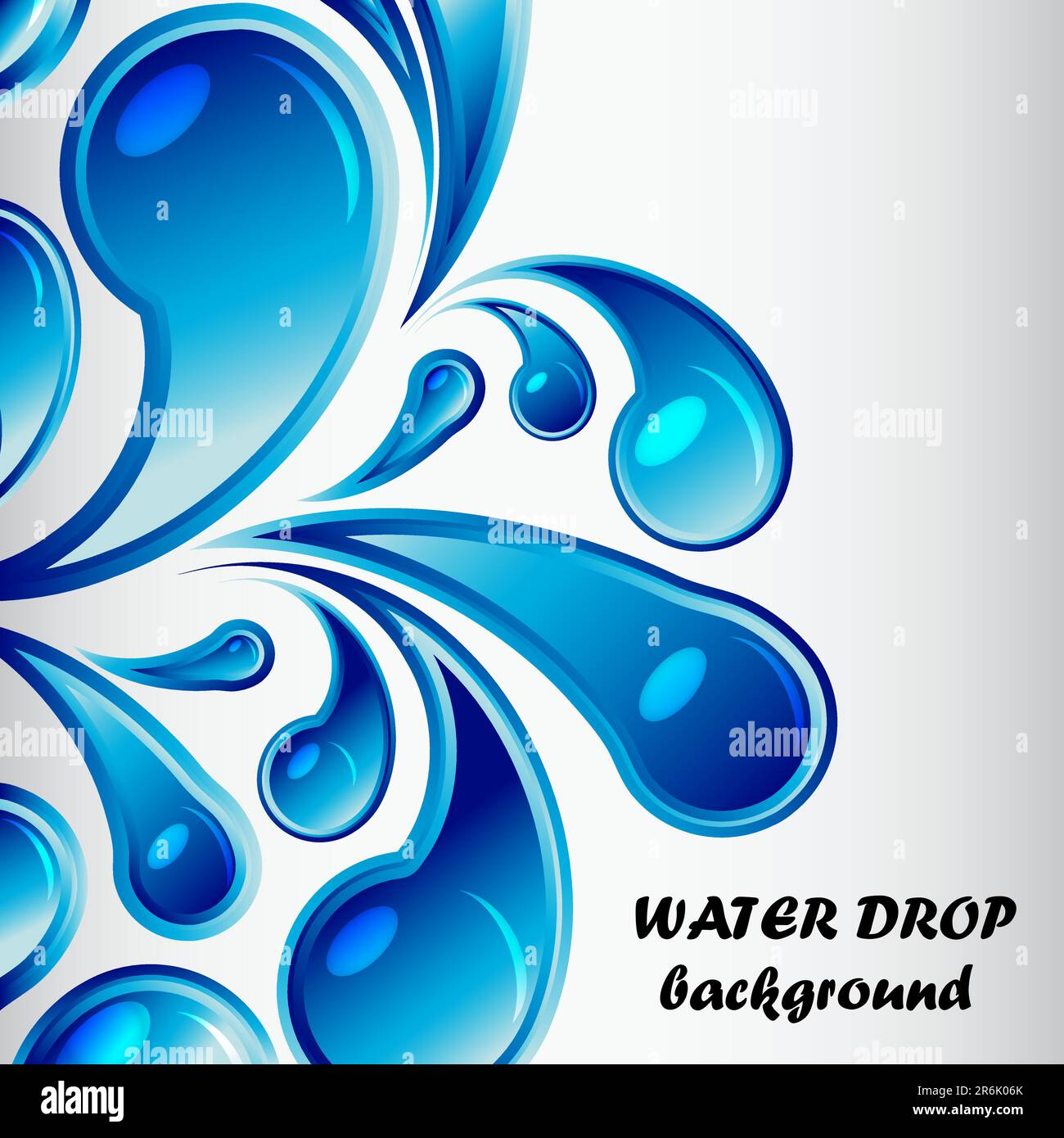 Vector water drop background Stock Vector Image & Art - Alamy