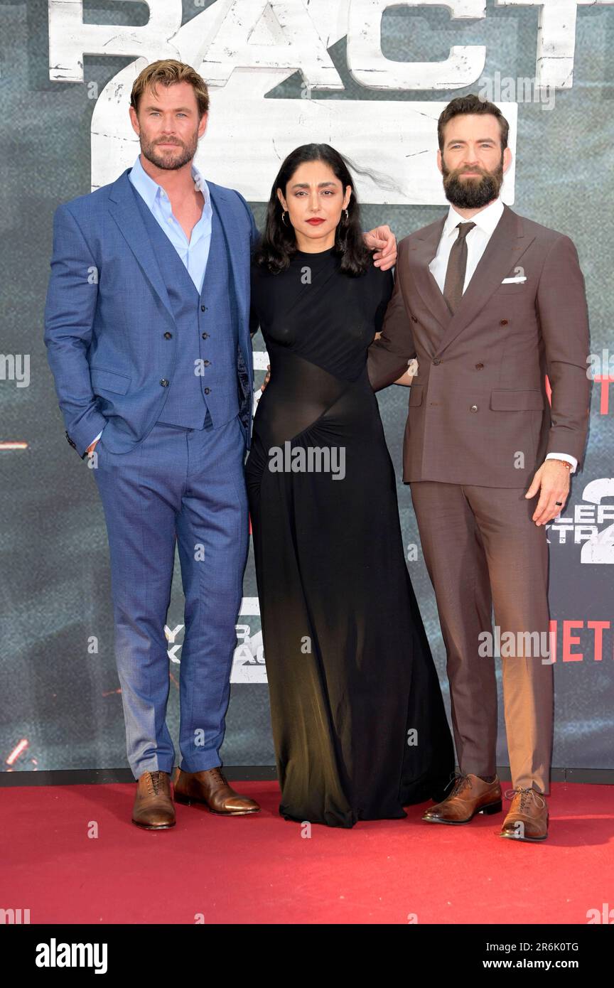 Chris Hemsworth, Golshifteh Farahani und Sam Hargrave beim Special ...