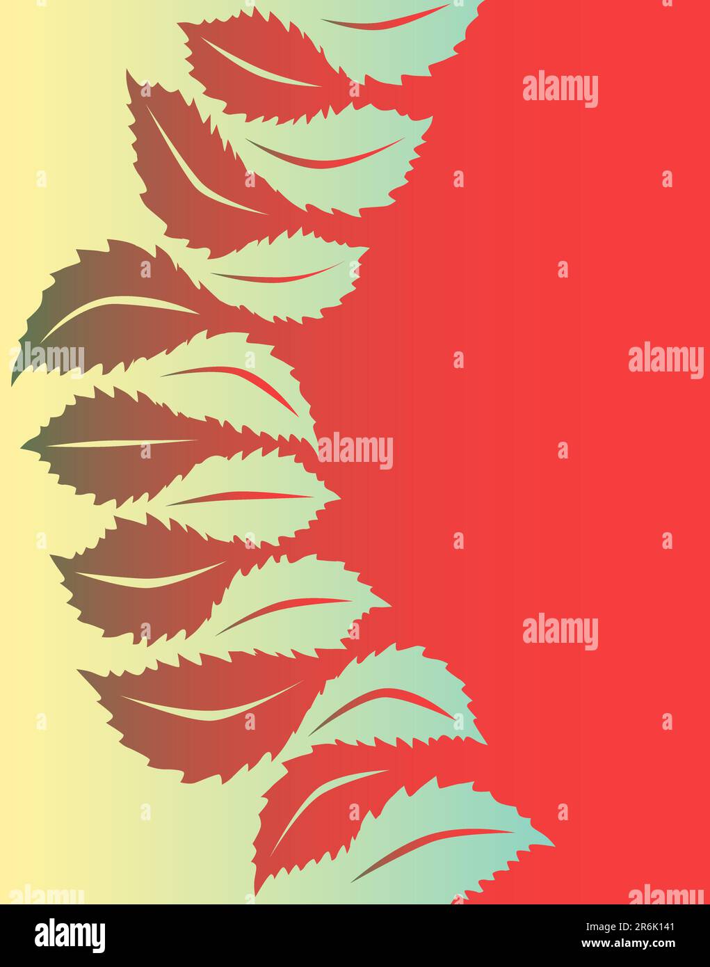 Illustrated vector design of generic leaf shapes Stock Vector Image ...