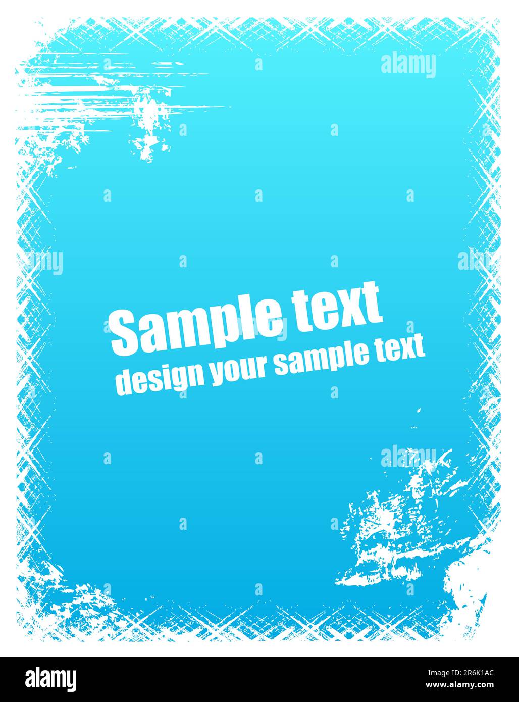 Grunge frame in blue color Stock Vector Image & Art - Alamy