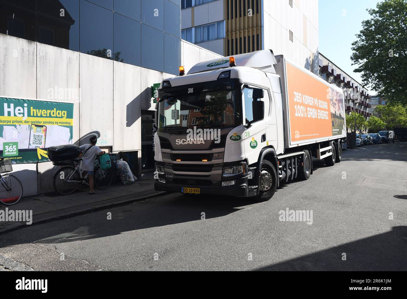 Arla milk delivery truck hi-res stock photography and images - Alamy