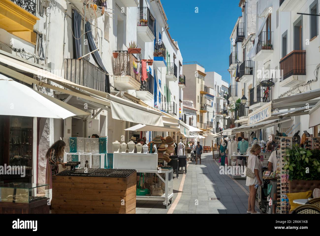 SOUVENIR SHOPS OLD TOWN IBIZA BALEARIC ISLANDS SPAIN Stock Photo - Alamy