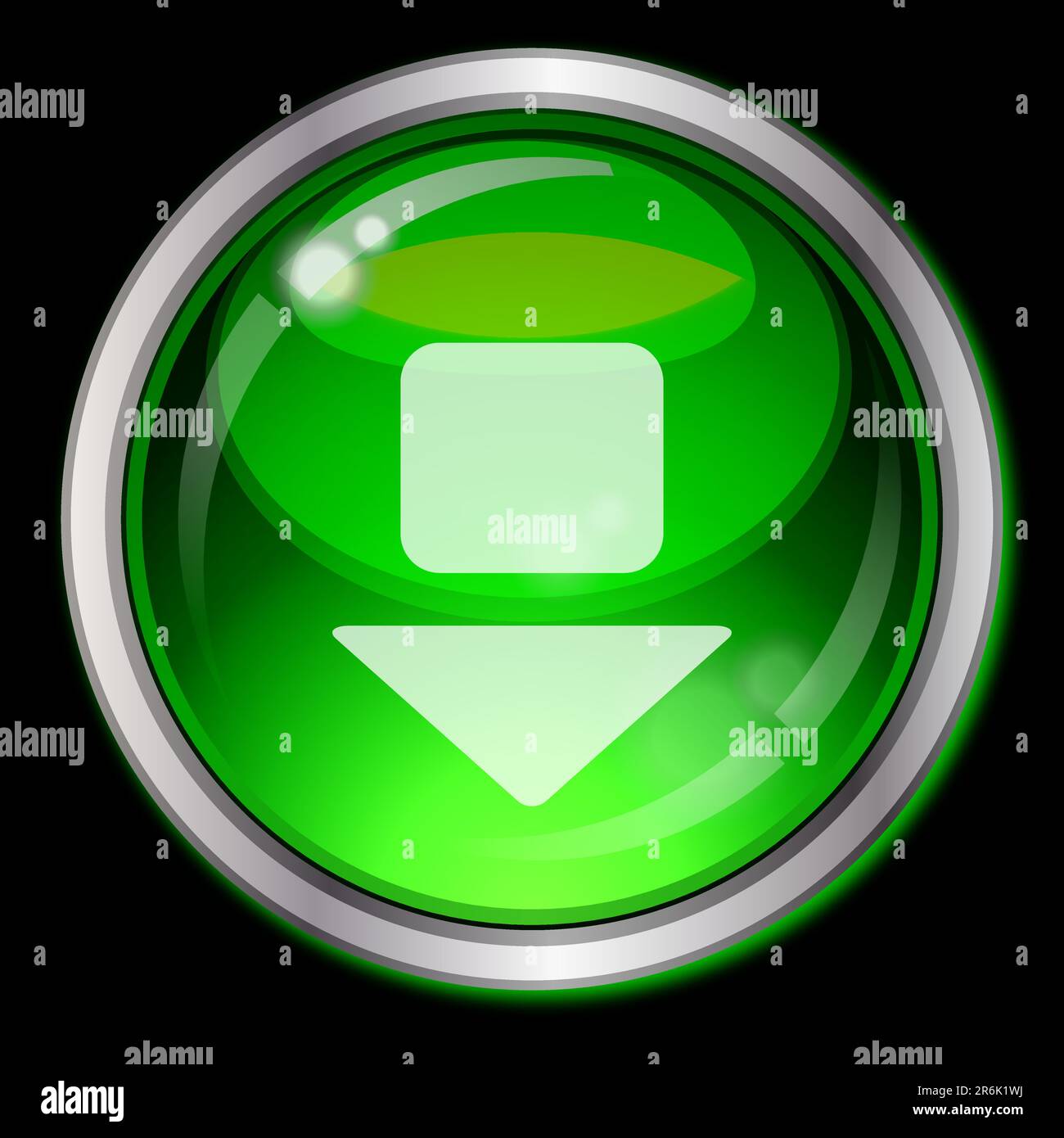 Eps10 Vector button with arrow Illustration for your design Stock ...