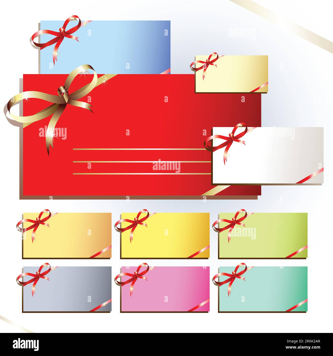 Coloured paper tags Stock Vector Images - Alamy