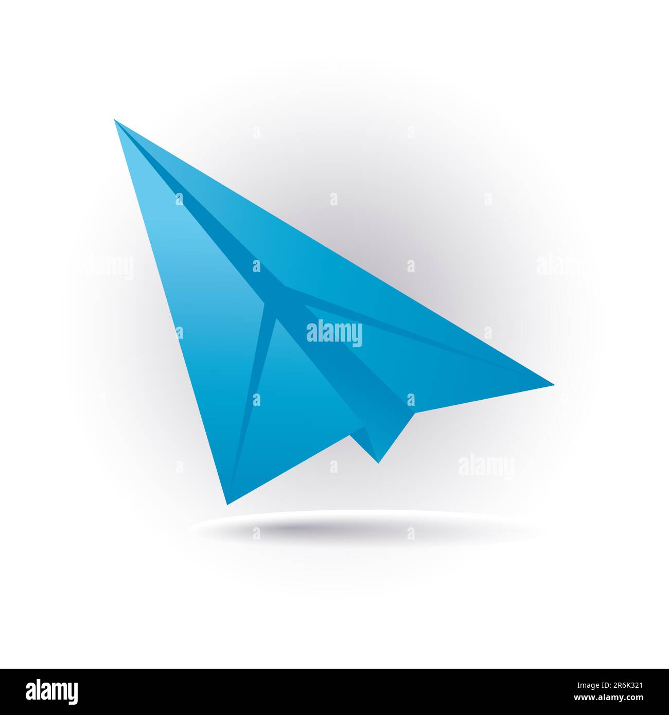 Paper air plane Stock Vector Images - Alamy