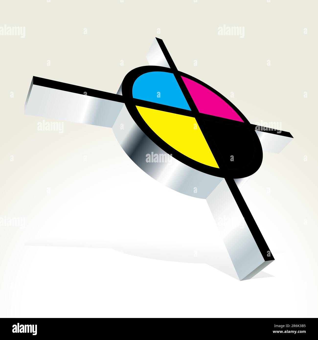 3D CMYK target - vector illustration Stock Vector Image & Art - Alamy