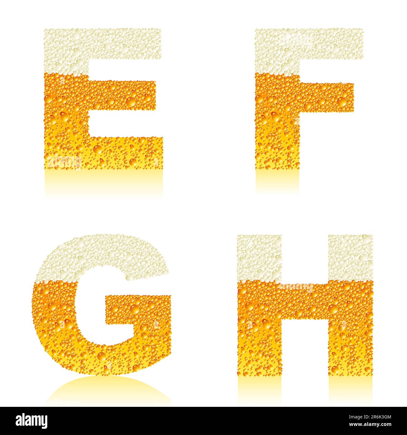 Foam alphabet Stock Vector Images - Alamy