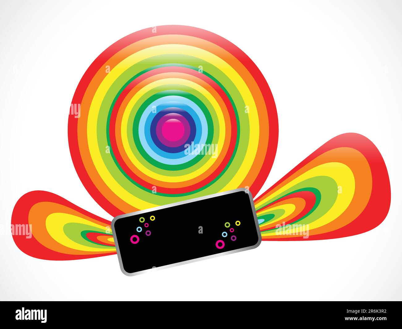 abstract rainbow background vector illustration Stock Vector Image ...